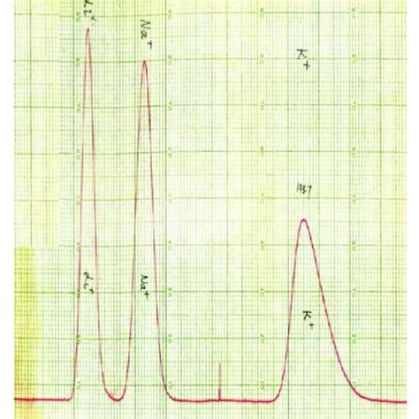 Photograph Of The First Cation Chromatogram Obtained By Small In 1971
