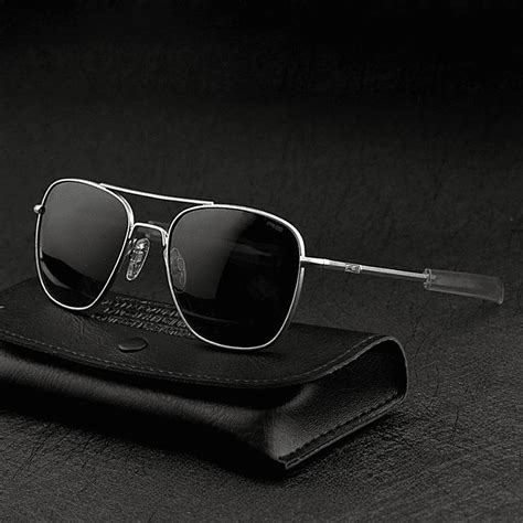 Gafas De Sol Clásicas De Piloto De Vidrio Templado Resistentes A