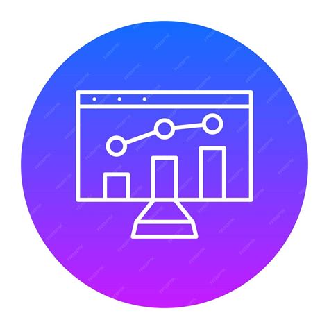 Premium Vector Monitoring Software Vector Illustration