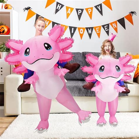 Stegosaurus Axolotl Costume Inflatable Costume For Adult Halloween