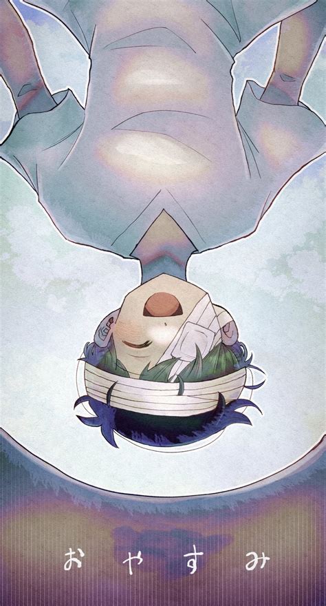 Safebooru 1boy Bandage Over One Eye Black Hair Chenattofu Closed Eyes