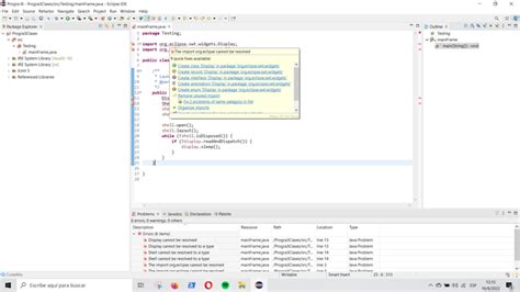 Import Orgeclipse Cannot Be Resolved When Trying To Use Windowbuilder