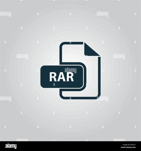 Rar File Format Icon Vector Stock Vector Image And Art Alamy