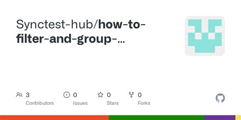 Github Synctest Hubhow To Filter And Group Aspnetcore Autocomplete Items