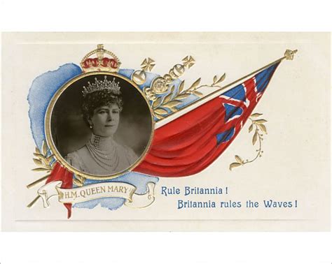 Photograph Queen Mary Britannia Rules The Waves Queen Mary Poster
