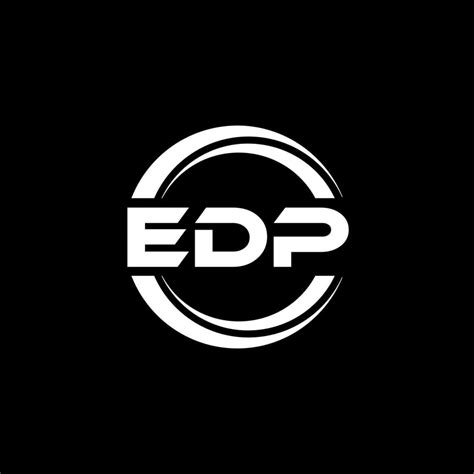 Edp Letter Logo Design In Illustration Vector Logo Calligraphy
