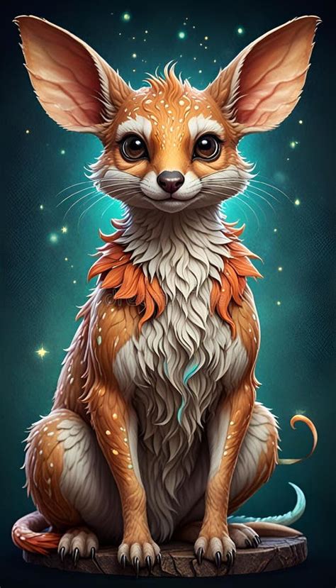 Ai Generated Illustration Of A Vibrant Mythical Creature Stock Illustration Illustration Of
