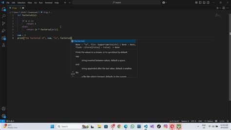 Python Programming Language Project 57 Recursion Created By Trishanth Kumar Youtube