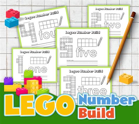 Build Lego Numbers Little Bins For Little Hands