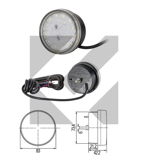 24v Led Lamp Blinkerpositiondrl Fra