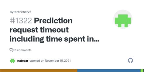 Prediction Request Timeout Including Time Spent In Queue Issue Pytorch Serve GitHub