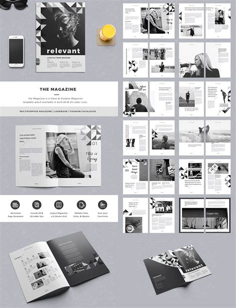 50 Magazine Templates With Creative Print Layout Designs Artofit