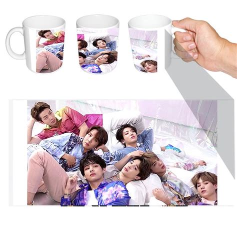 Чашка біла K Pop Bts Z0019 — ціна 300 грн у каталозі Чашки Купити товари для дому та побуту за