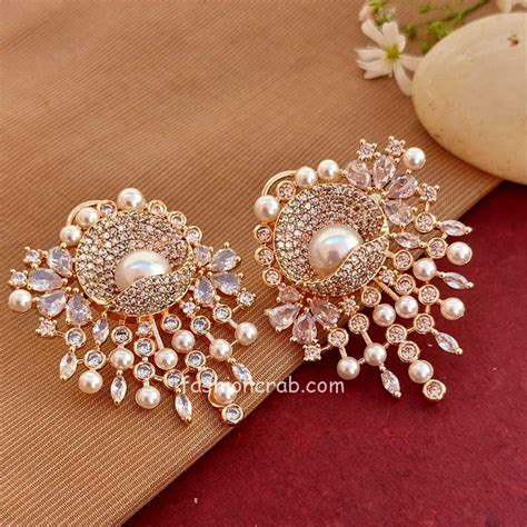 Rose Gold Earrings For Wedding