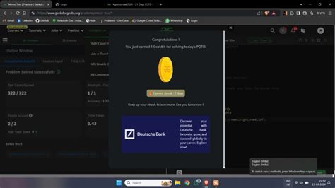 Ashutosh Das On Linkedin Geekstreak2024 Gfg Coding Programming
