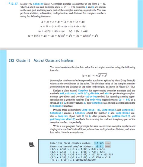 Solved Math The Complex Class A Complex Number Is A Chegg