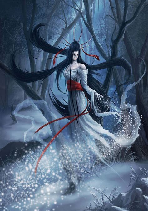 Yuki Onna The Snow Spirit By Takeda11 On Deviantart Yuki Onna