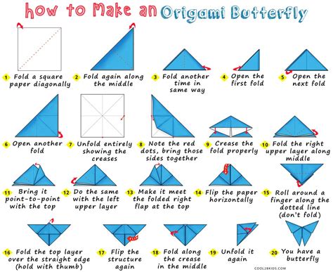 Printable Origami Butterfly Instructions Tomp