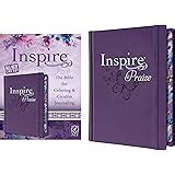 Tyndale Nlt Inspire Bible Large Print Hardcover Tranquil Blue