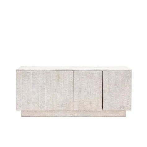 Whitewashed Rustic Chunky Mango Wood Sideboard