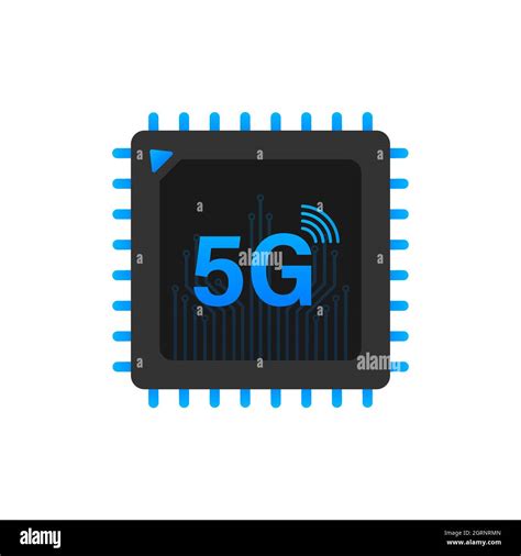 5g Esim Embedded Sim Card Icon Symbol Concept New Chip Mobile Cellular Communication Technology