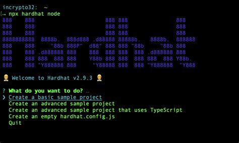 Running Hardhat Node Asks Me To Create A Project · Issue 2579 · Nomicfoundationhardhat · Github