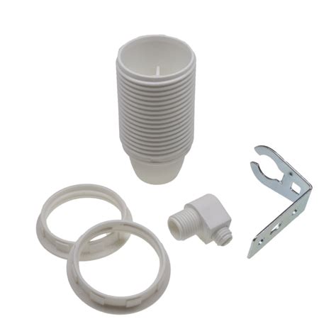 Ses E14 Small Edison Screw Threaded White Abs Plastic Lampholder