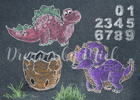 How To Draw A Dinosaur With Chalk