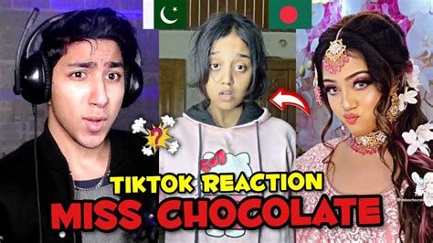 Pakistani React On Miss Chocolate Transformation Tiktok Videos