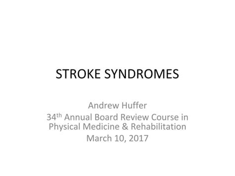 Stroke Syndrome 2pdf