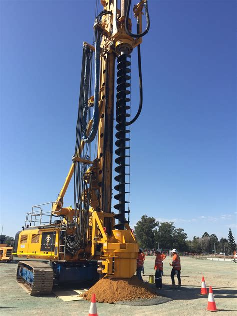 Piling Equipment Bored Piling Rigs Cfa Rigs And Driven Pile Machinery