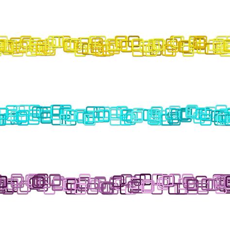 Repeatable Square Pattern Separator Line Set Vector Ai Eps Uidownload