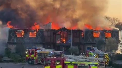 West Essex Golf Club Horror As Fire Rips Through Site With Smoke Seen