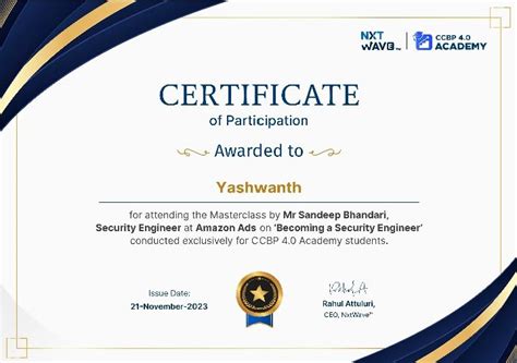 Yashwanth Naidu On Linkedin Nxtwaveccbp Nxtwaverahulattuluri
