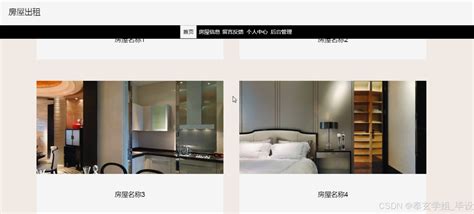Springboot毕设 房屋出租 程序论文 Csdn博客
