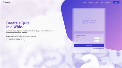 Learnkraft Ai Powered Quiz Generator For Engaging Content Creatiai