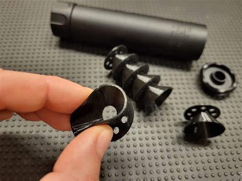 Stackable Airsoft Suppressor Baffle By Jonniezg Download Free Stl Model