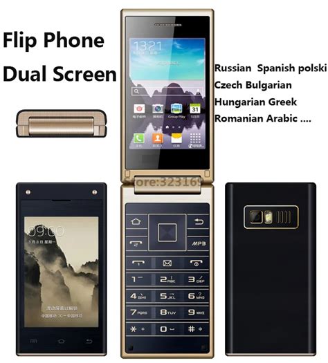 Original Senior Phone Dual Screen GSM Old Man Clamshell Flip Phone Loud Speaker