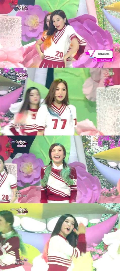 뮤직뱅크 레드벨벳 데뷔 상큼발랄 인디언소녀 해피니스