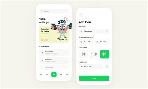 Pill Reminder And Medication Tracking App 2019 Figma