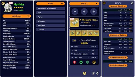 Thoughts On Upcoming Nahida Build Note That Only Elemental Skill Is Leveled Up To 9 Here R