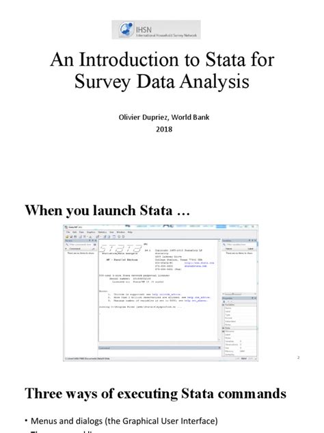 Stata For Survey Analysis Pdf Quartile Regression Analysis