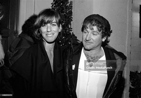 Robin Williams And Wife Valerie Velardi Seen At Chasens On January