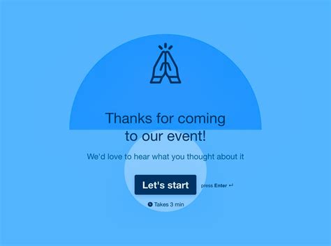 Event Evaluation Survey Typeform Template