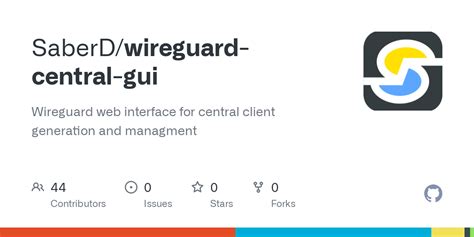 GitHub SaberD Wireguard Central Gui Wireguard Web Interface For Central Client Generation And