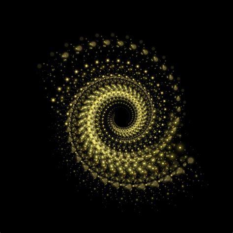 Premium Vector Dynamic Green Lines With A Glow Effect Spinning