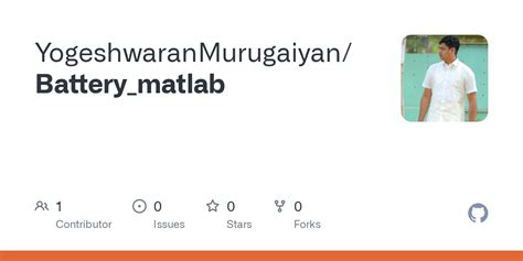 Github Yogeshwaranmurugaiyanbatterymatlab