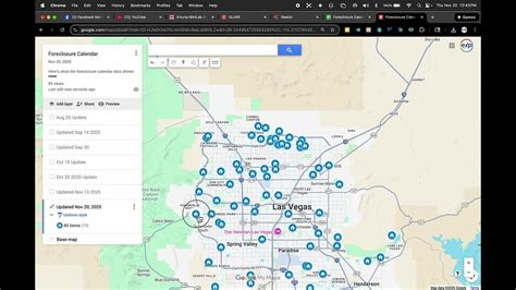 Las Vegas Foreclosure Auction Calendar Youtube