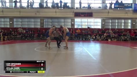 197 Lbs 1st Place Match Coy Spooner Coast Guard Vs Dylan Harr Johnson And Wales