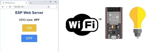 Turn On A Lamp Connected To The Esp32 Board Via Wifi